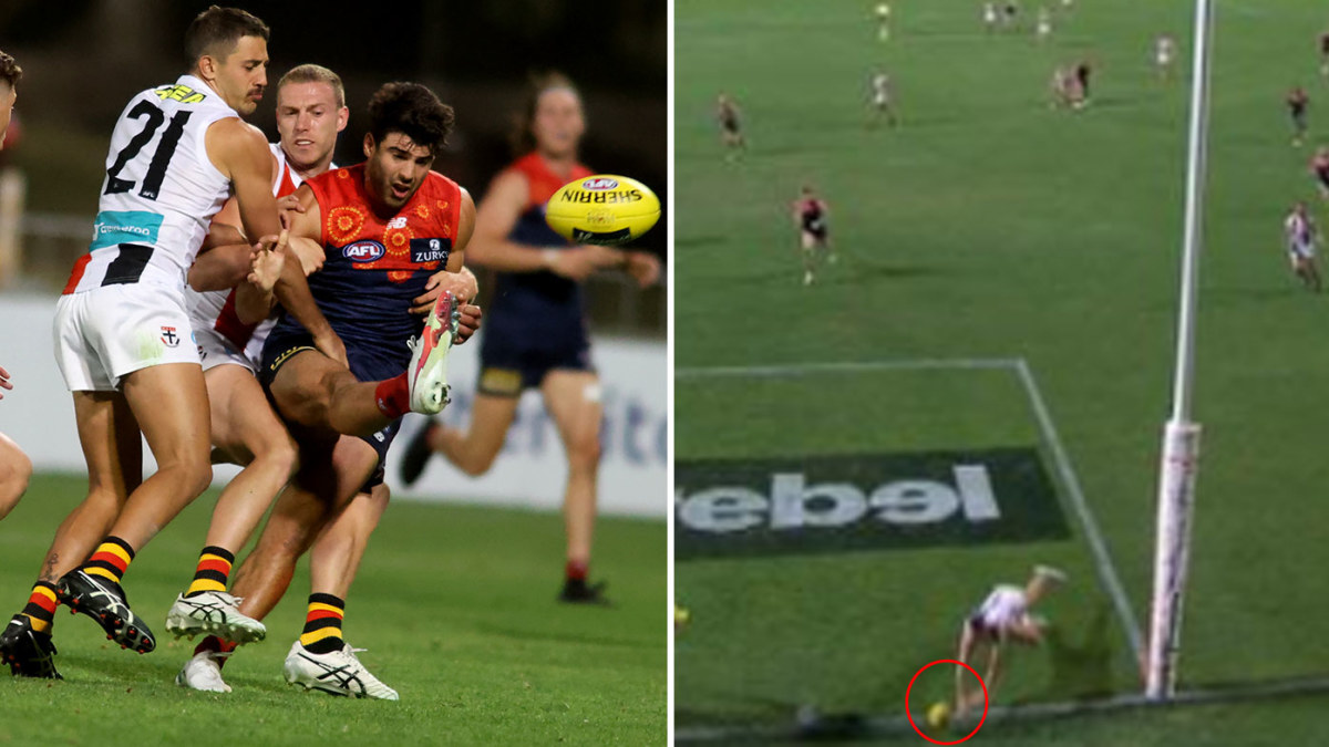 AFL to install goal-line cameras at every venue after Demons-Saints ...