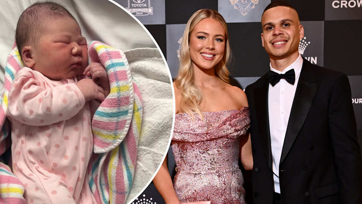 AFL player Bobby Hill and partner Georgia Devlin welcome third child ...