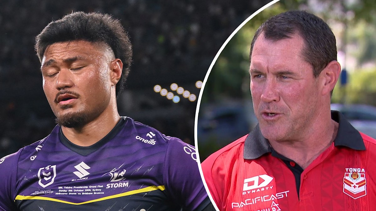 NRL news 2025: Tonga coach Kristian Woolf on Stefano Utoikamanu's grand ...
