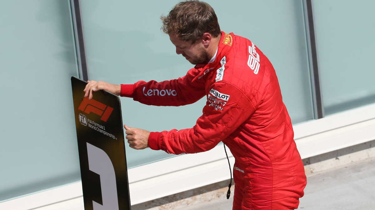 Sebastian Vettel protest, F1 Canadian GP | Switches parc ferme placards