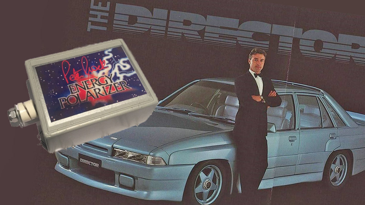 Peter Brock Holden split, Energy Polarizer box of crystals, motorsport ...
