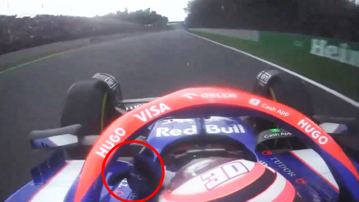 F1 news 2024 Mexican Grand Prix: Liam Lawson middle finger to Sergio ...