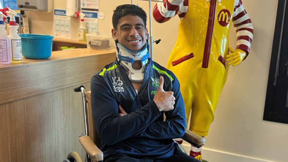 NRL news 2023: Canberra Raiders SG Ball player Jacob Iosefa suffers ...