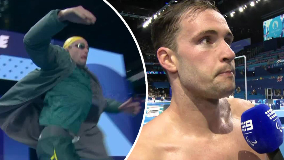 Paris Paralympics 2024: Australian swimmer Ben Hance's priceless entry ...