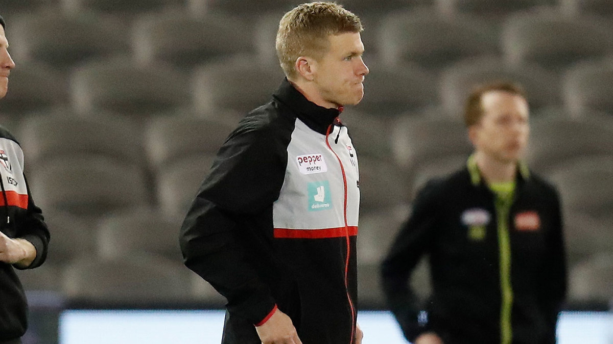 AFL: Saints Dan Hannebery succumbs to hamstring injury in Blues win