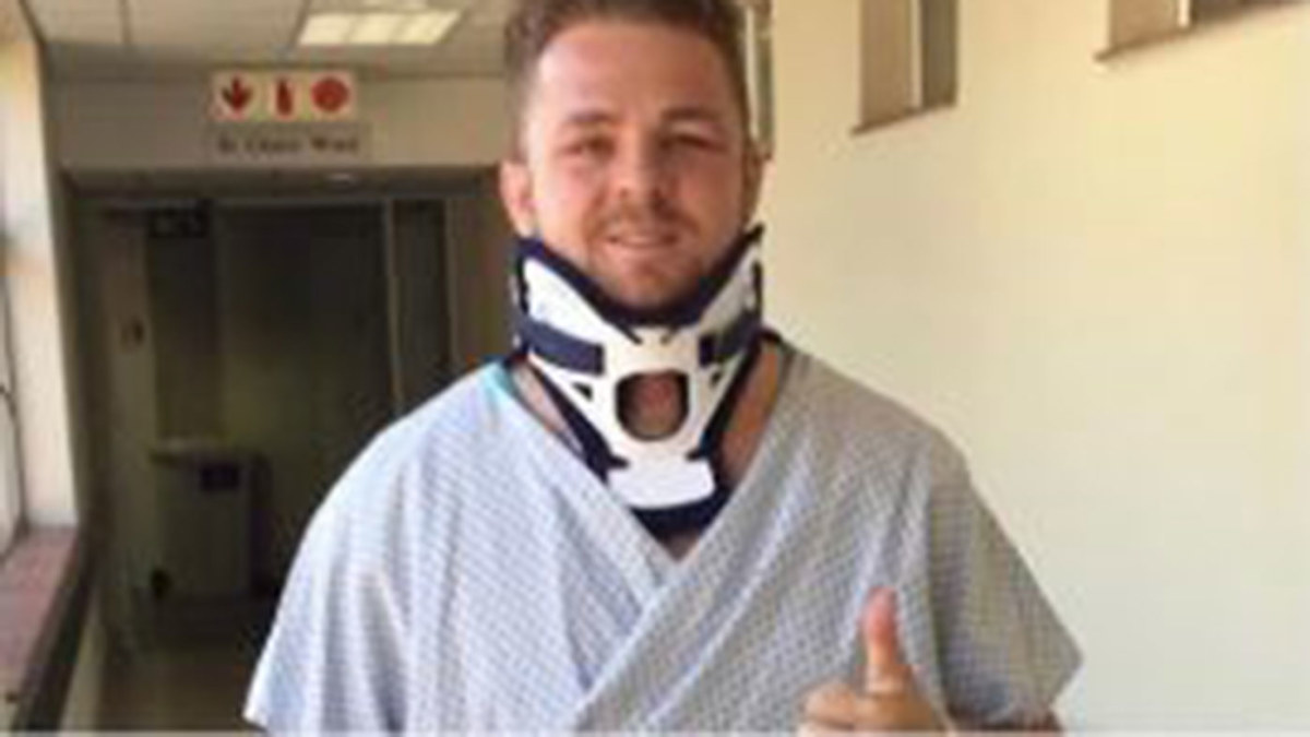 Sam Cane reveals big neck saved him from paralysis after fractured neck