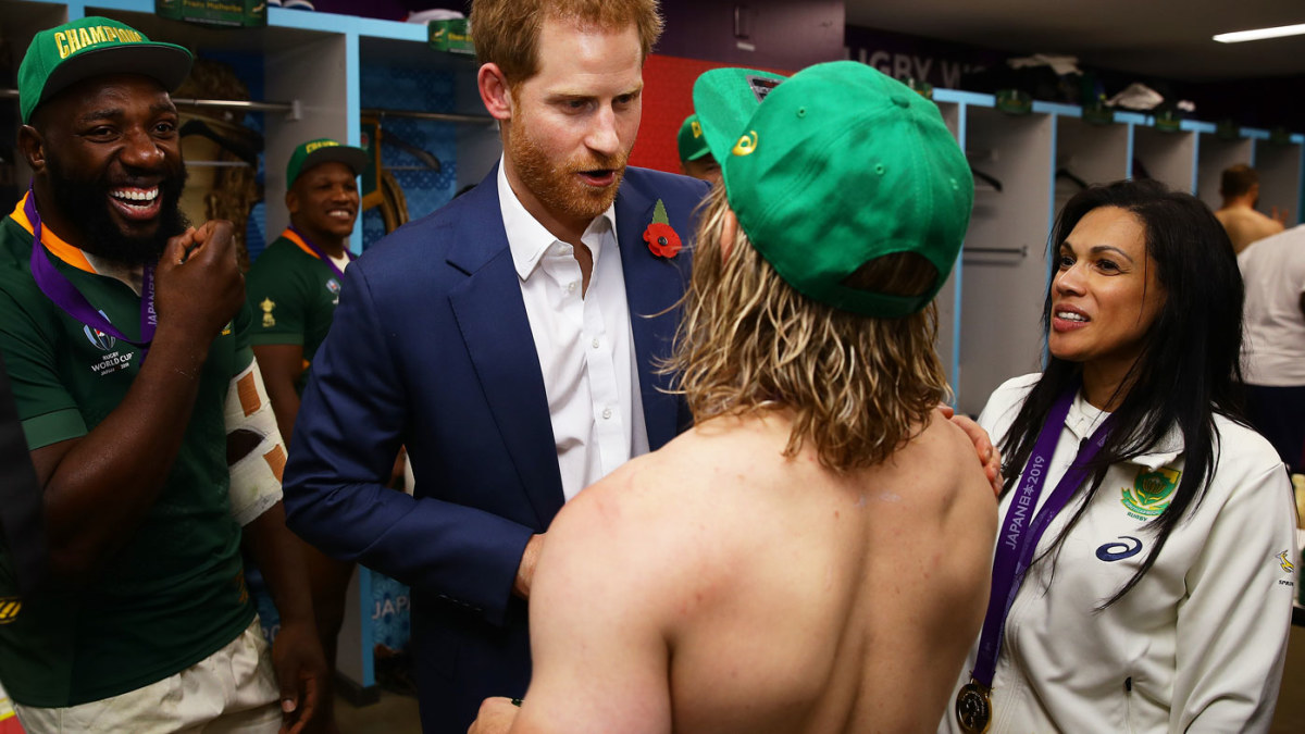 Rugby World Cup final 2019 | Reaction, Faf de Klerk meets Prince Harry ...
