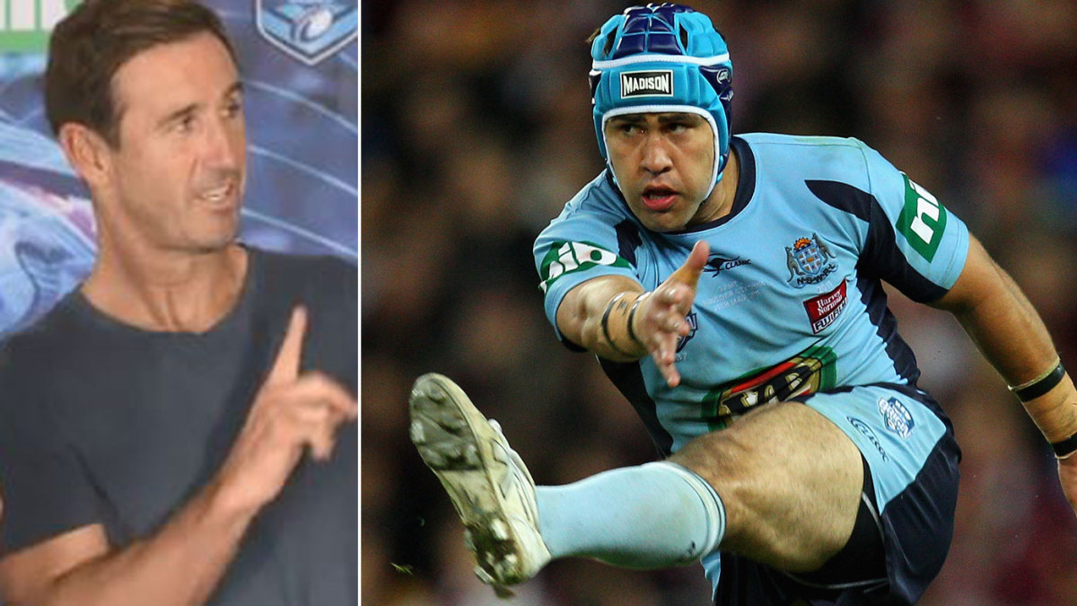 NRL | Andrew Johns sledges Jamie Soward video | NSW Origin joke | Nine ...