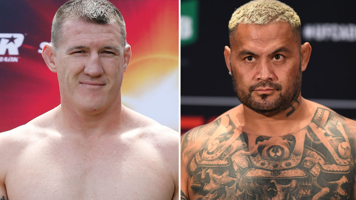 Paul Gallen eyes off UFC legend Mark Hunt in looming Australian superfight