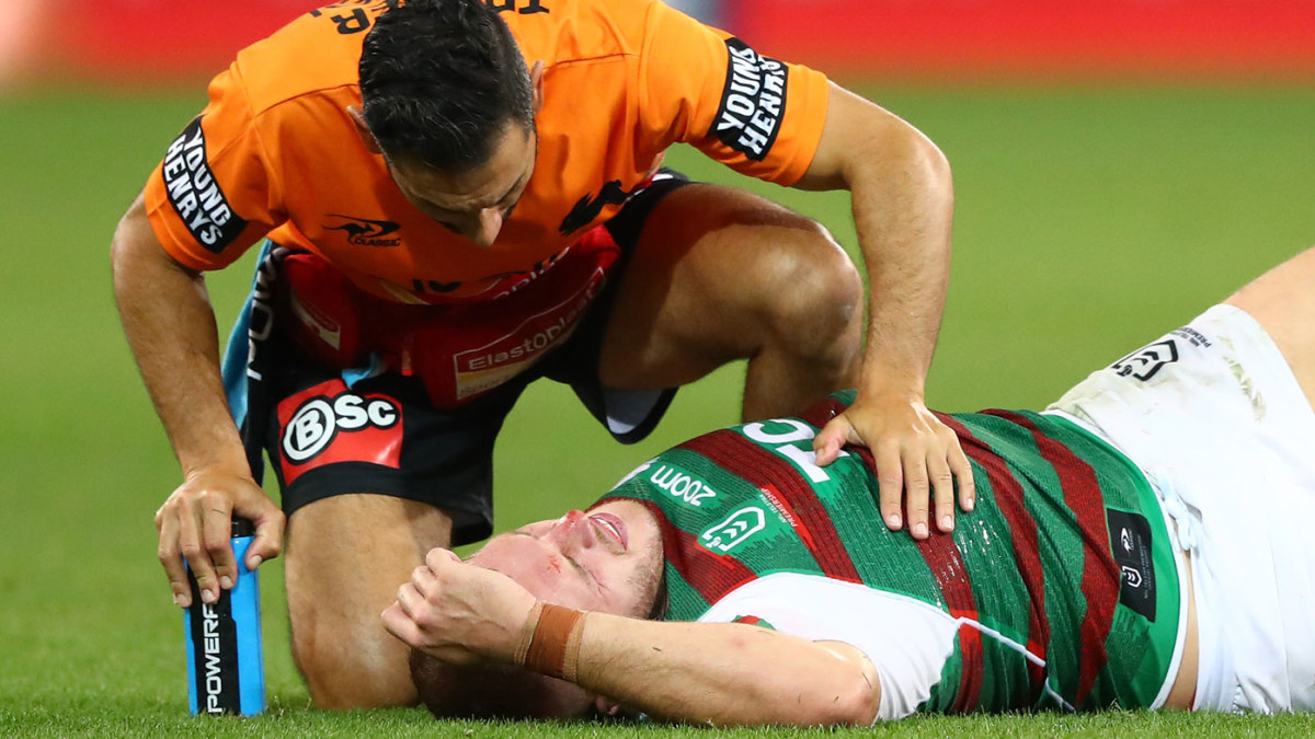 NRL news, Tom Burgess injury, star rushed to hospital with burner neck ...