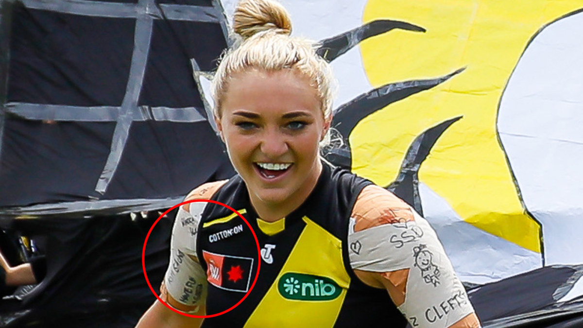 AFL, AFLW: Richmond player, offensive language on strapping, tape, Jess ...