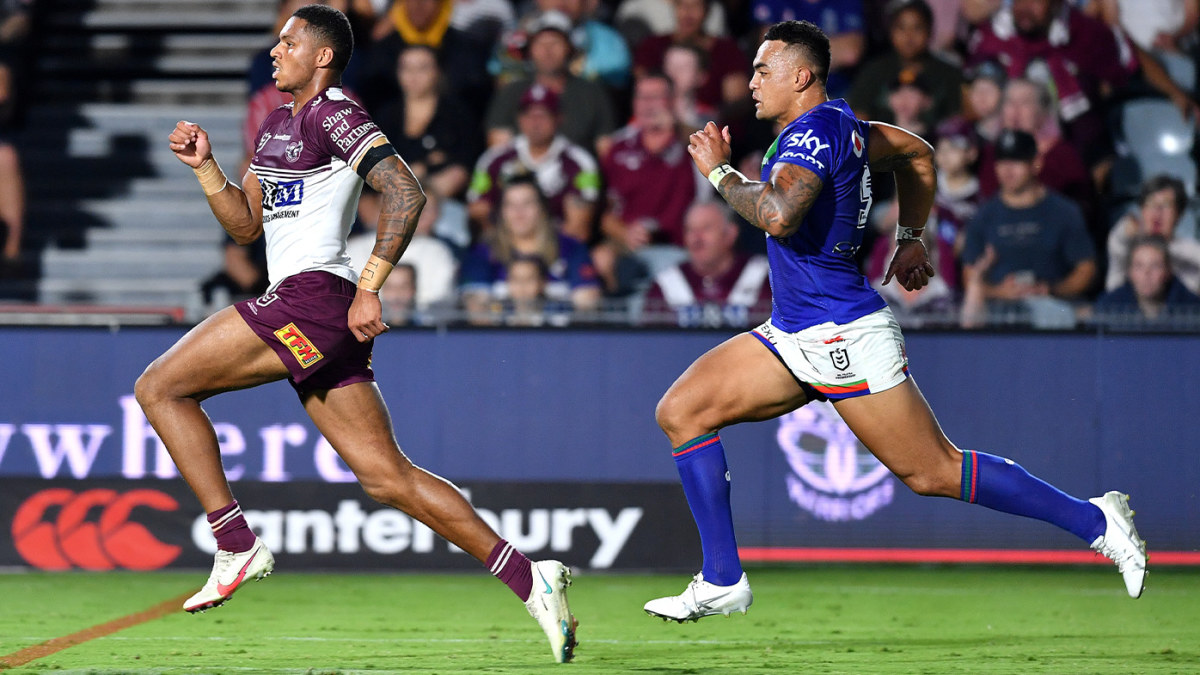 NRL news, 2021: Manly Sea Eagles' Jason Saab scores try against New ...