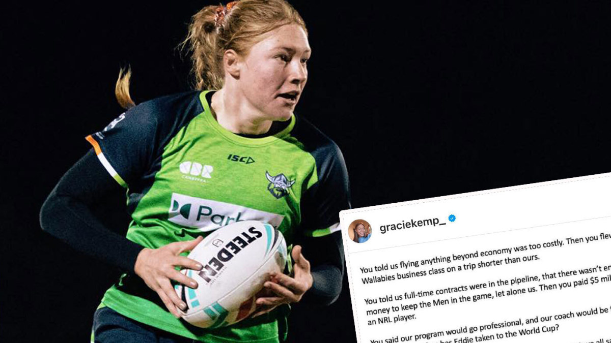 NRLW news 2023: Canberra Raiders' Grace Kemp calls out big gap ...