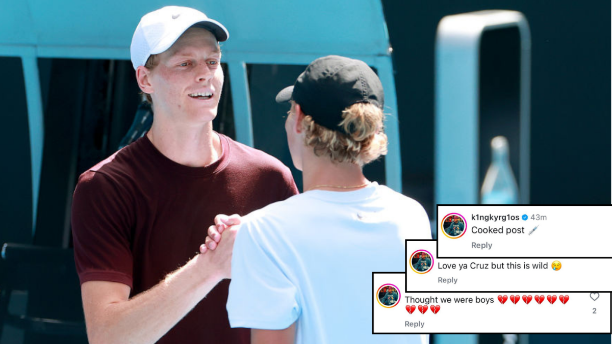 Tennis news 2025: Cruz Hewitt trains with Jannik Sinner, cops criticism ...