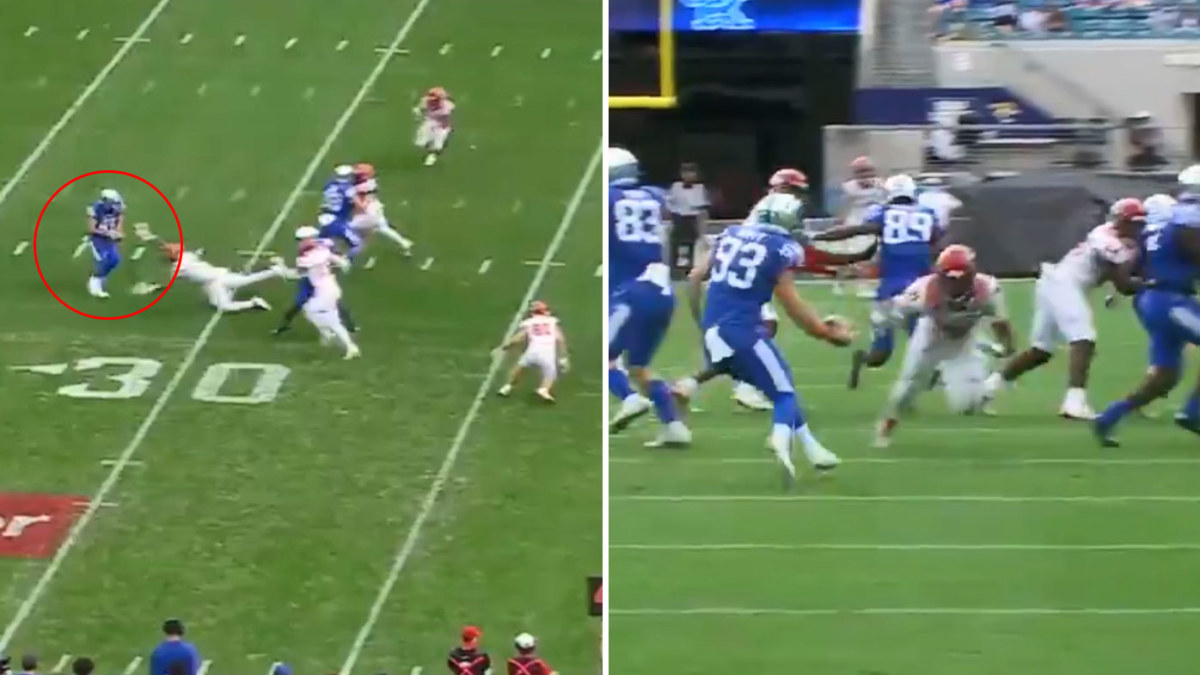 Max Duffy punt sends America wild with AFL move, video, Kentucky ...