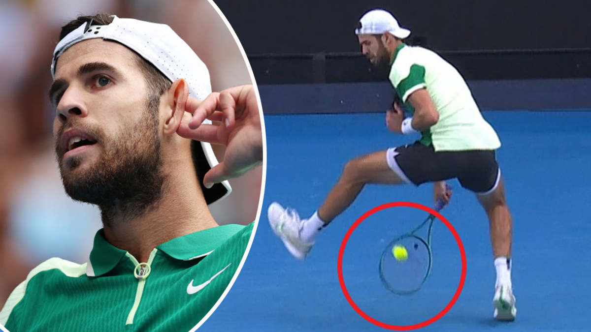 Australian Open 2024 | Karen Khachanov 'supertweener' miracle shot stuns crowd during three-set ...
