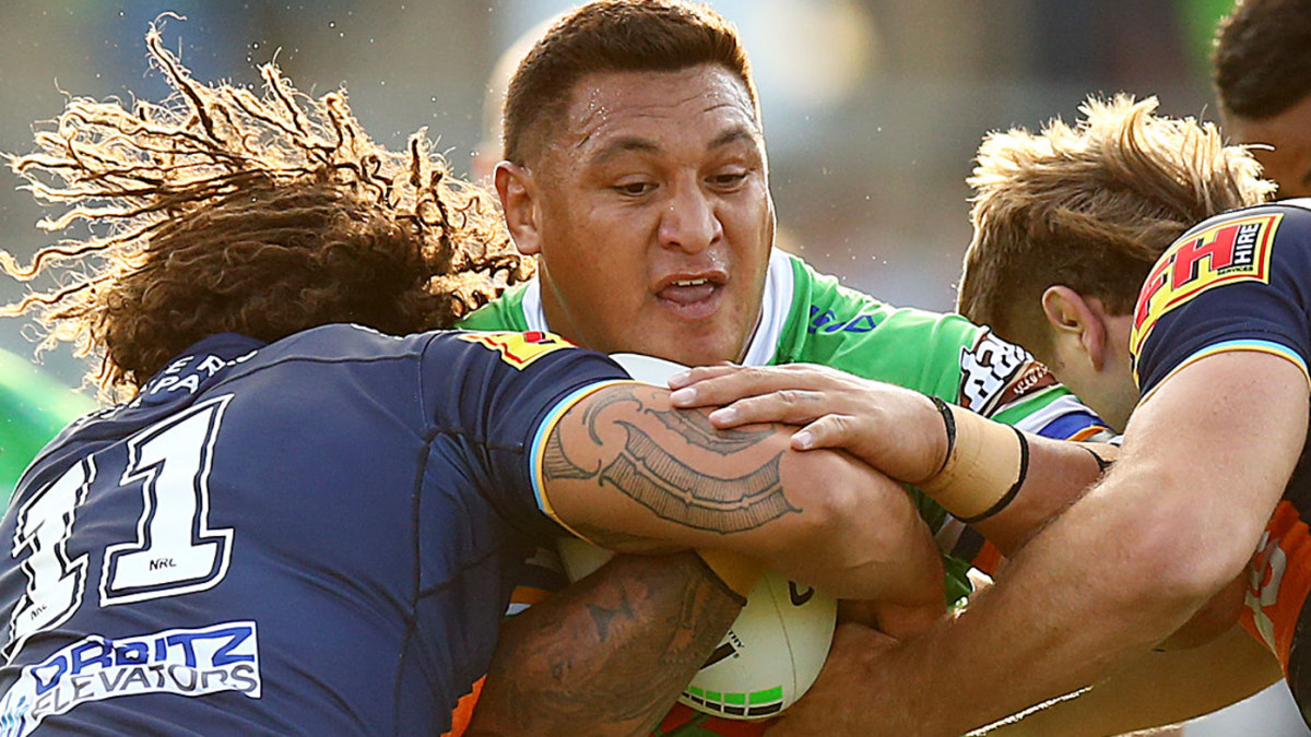 NRL news | Canberra Raiders Josh Papalii, Sia Soliola, Joe Tapine ...