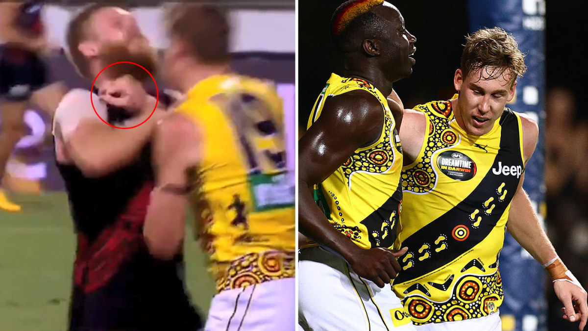 AFL: Richmond star Tom Lynch in hot water over apparent strike in ...