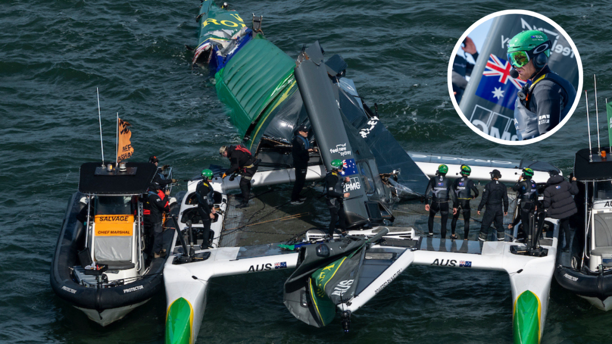 Sail GP news 2025: Team Australia crash video after 'nightmare' end to ...