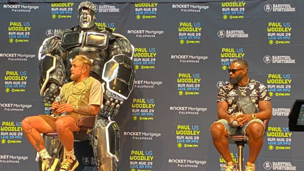 Boxing news, Jake Paul wheels out 'The Problem Bot' at fiery press ...