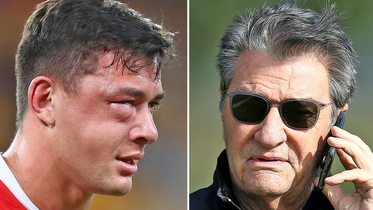 NRL: Nick Politis in tears over Joey Manu injury after Latrell Mitchell ...