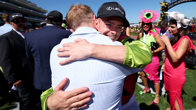 Melbourne Cup 2024 in pictures: Pop star Ronan Keating hugs Irish ...