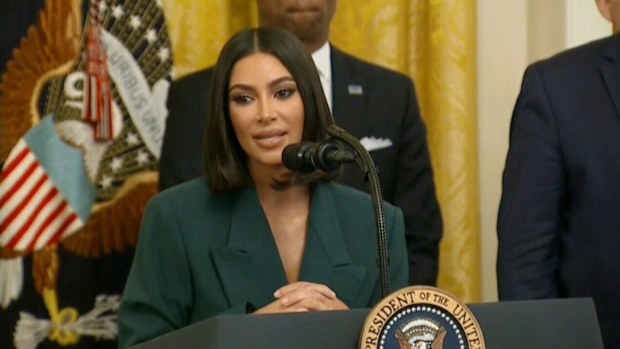 Kim Kardashian speaks at White House for event supporting ex-prisoners ...