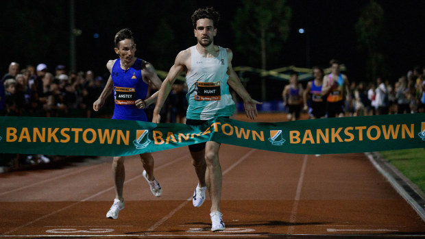 Athletics news 2024: Abbey Caldwell, Jesse Hunt win Australian Mile ...