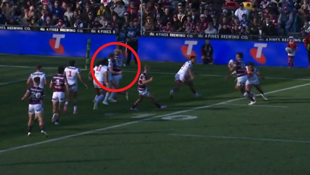 NRL news 2024 | Manly vs Dragons, Haumole Olakau'atu try, Kyle Flanagan ...