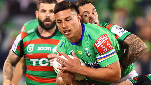 NRL news | Joe Tapine's wife Kirsten slams Ricky Stuart after Raiders ...