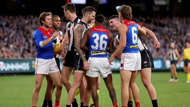 AFL news 2024: Kane Cornes rips Melbourne Demons for shaking hands with ...