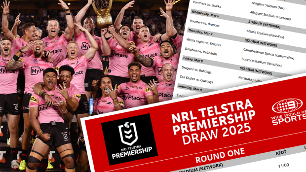 NRL Draw 2025: Full season fixtures, round-by-round schedule, including ...