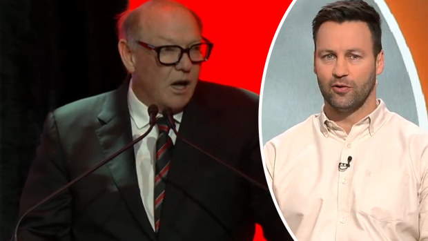 AFL news 2024 | Dave Barham Essendon Bombers best and fairest night ...