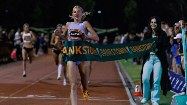 Athletics news 2024: Abbey Caldwell, Jesse Hunt win Australian Mile ...