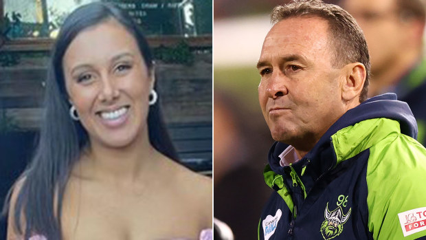 NRL news | Joe Tapine's wife Kirsten slams Ricky Stuart after Raiders ...