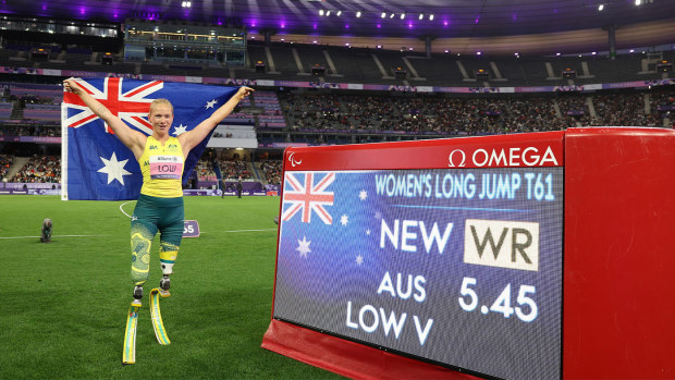 Paris Paralympics 2024: Australian long jumper Vanessa Low wins gold ...