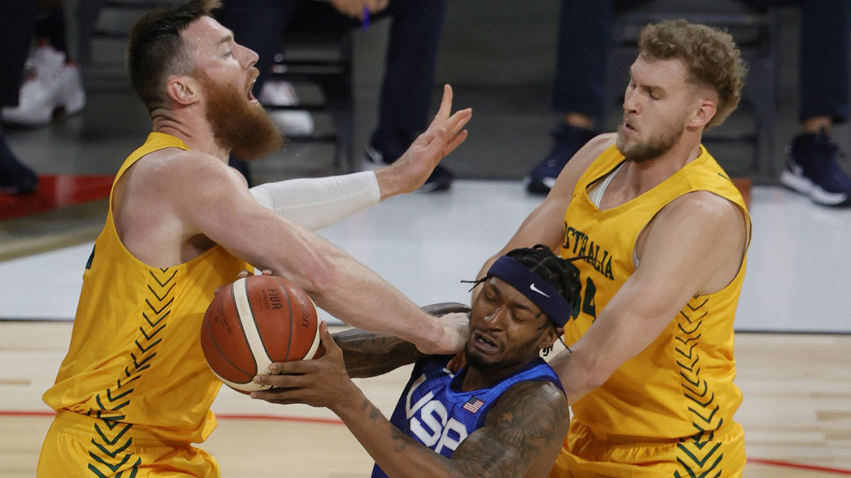 Tokyo OIympics 2021: Boomers survive scare as Team USA lose two players ...