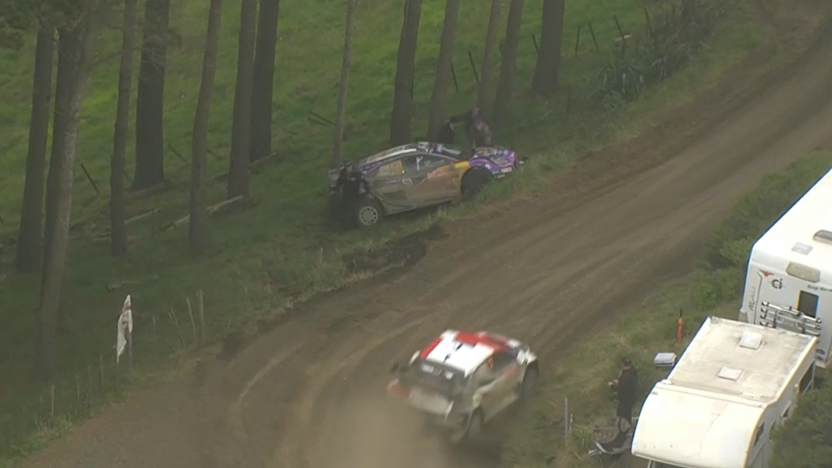 WRC news | History repeats as WRC contender Craig Breen crashes out of ...