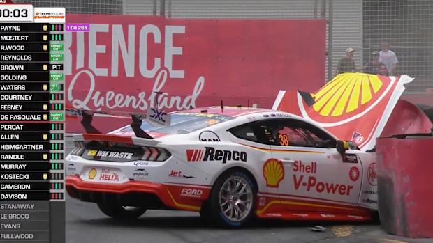Supercars Championship news 2025: Brodie Kostecki crashes into wall ...