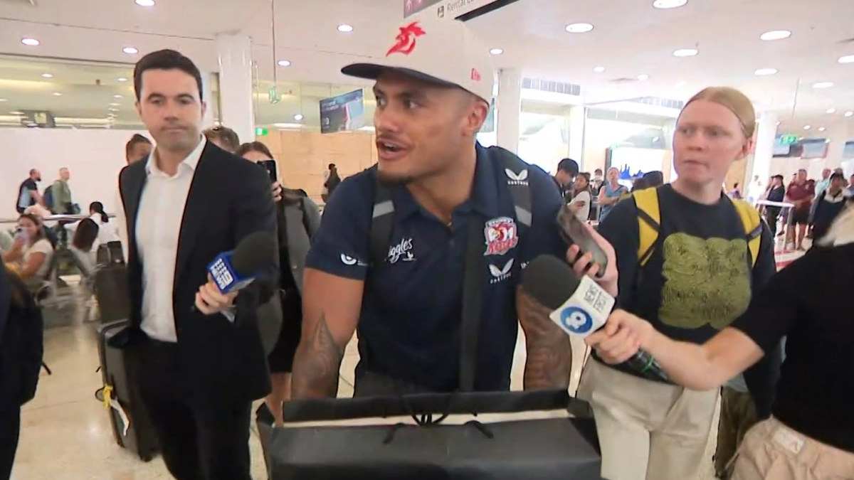 NRL news 2024: Spencer Leniu lands in Sydney, refuses to comment on ...
