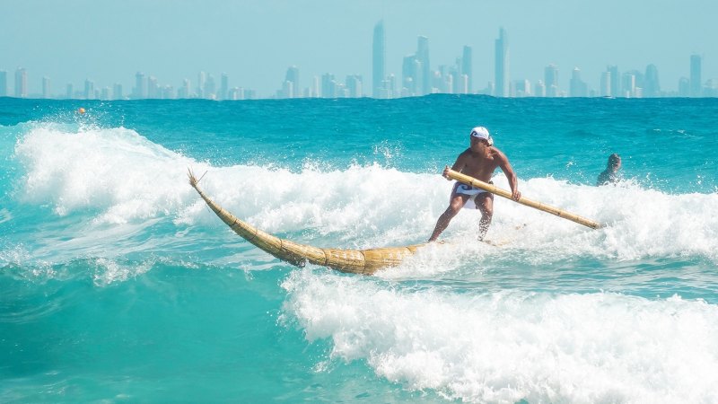 'World's oldest surfboard' at Gold Coast museum
