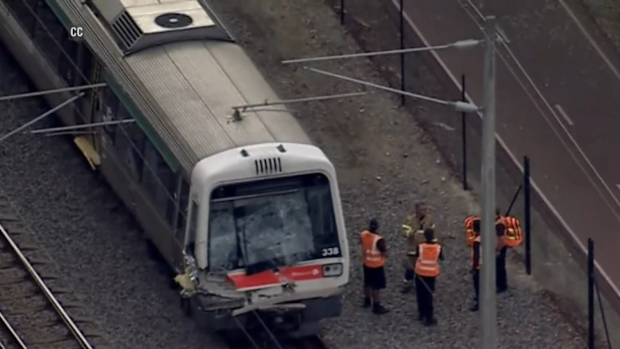 Perth trains: Guildford truck and train collision sends debris flying ...