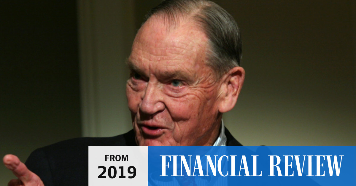 Vanguard founder, grandfather of passive investing, John Bogle dies at 89