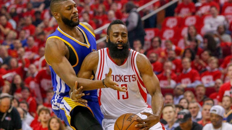 NBA play-offs: Houston Rockets hold on for win over Golden State Warriors
