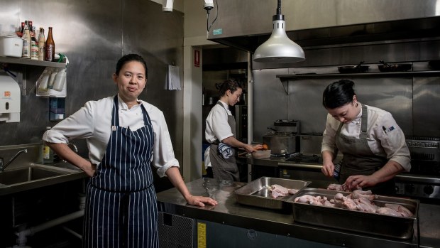 Female chefs given the rounds of the kitchen