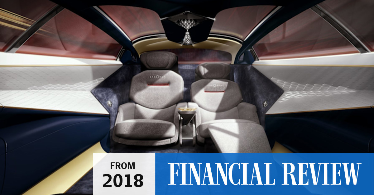 Autonomous, driverless concept cars shift future design focus to interiors