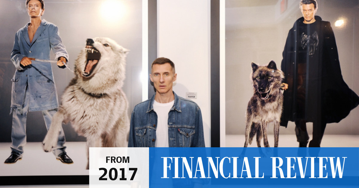 Bowie, Iman and Markus Klinko's smuggled wolf