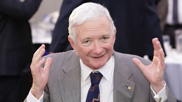 Nick Greiner tells Tony Abbott: break super promise to avoid 'train wreck'