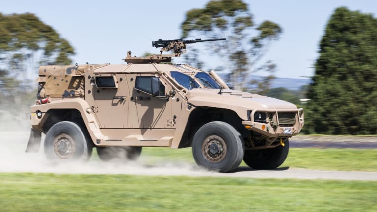 Army's new Hawkei armoured 4WD: a Toorak tractor with a mounted machine gun