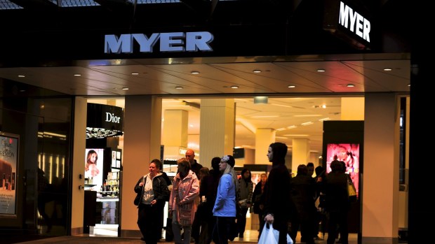 Myer sales tumbled 4.8 per cent in first quarter